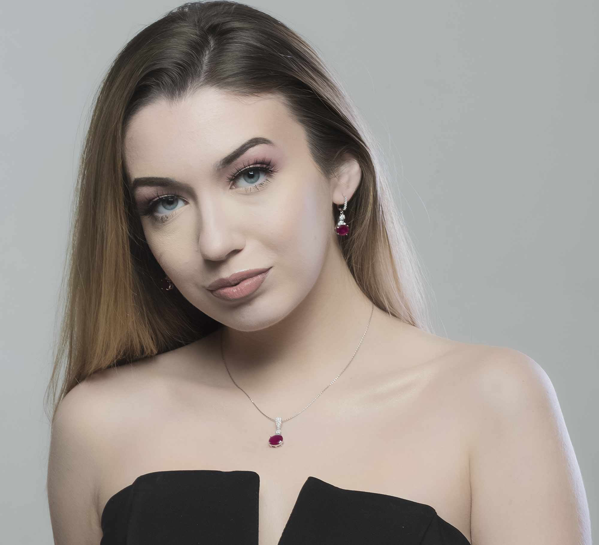 Scarlet Elegance Jewelry Set Sterlinkandco